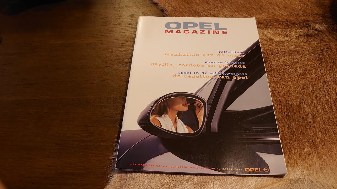 Opel magazine NR 1 maart 1997,opel sport modellen,olav Mol F1 , opel I ...