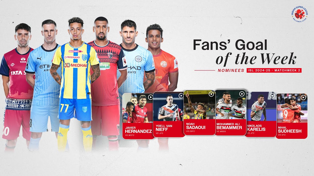 Fans' Goal of the Week | Matchweek 2 | ISL 2024-25 - YouTube