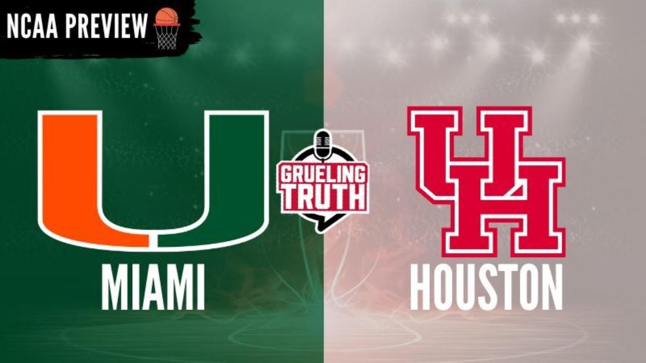 March Madness betting preview: Houston vs Miami(Fla): Prediction - YouTube