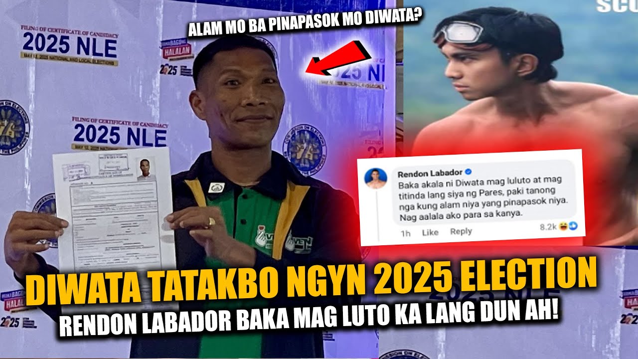 NAKO PAKTAY! RENDON LABADOR SINUPALPAL ANG PAG TAKBO NI DIWATA NGYN ...