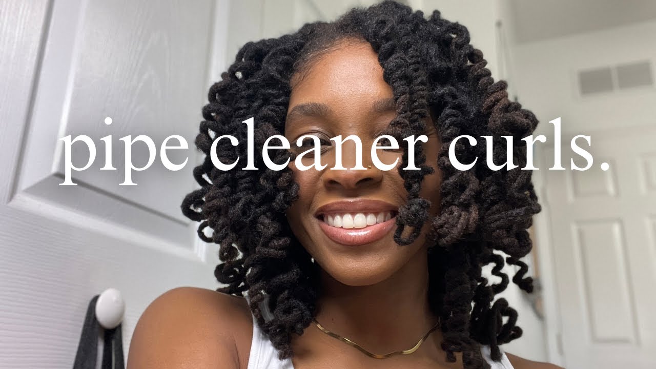 pipe cleaner curls on locs, the takedown (part 2) - YouTube