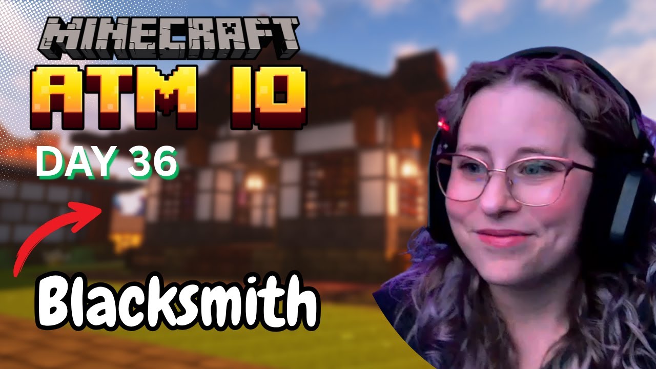 VOD: ATM10! DAY 36! Blacksmith, Upgrading the AE2 ME Controller - YouTube