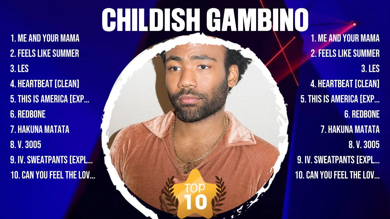 Childish Gambino Greatest Hits Full Album ️ Full Album ️ Top 10 Hits of ...