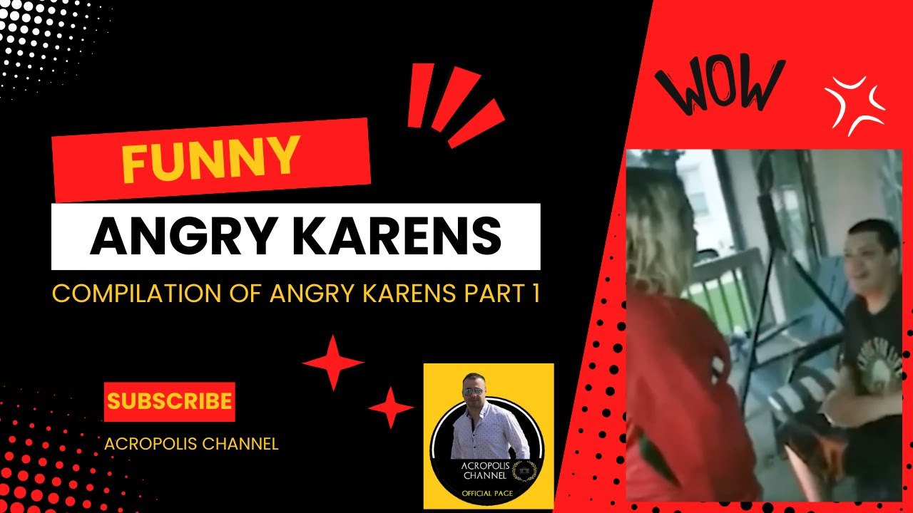 FUNNY: ANGRY KAREN Getting Slapped COMPILATION Part 1 #funny #usa # ...