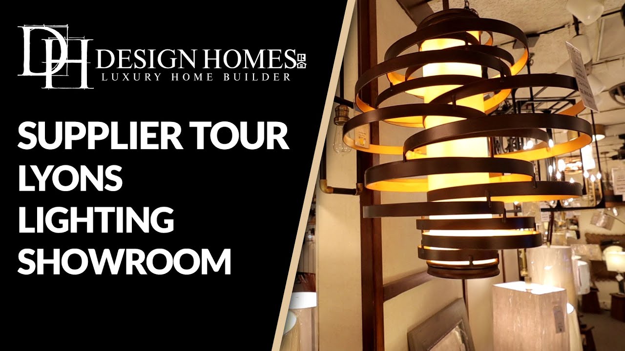 Lyons Lighting Showroom - Design Homes - Supplier Tour - YouTube