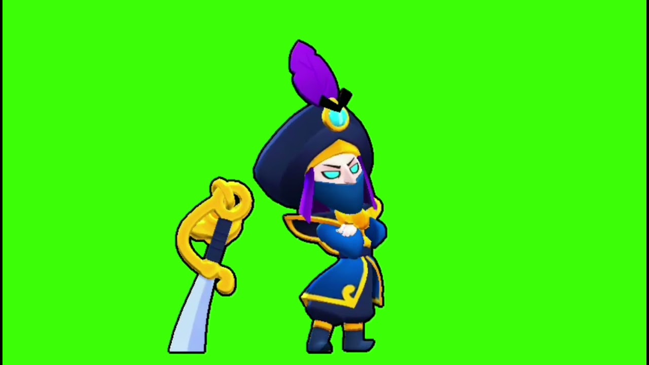 ROGUE MORTIS WINNING POSE GREEN SCREEN BRAWL STARS - YouTube