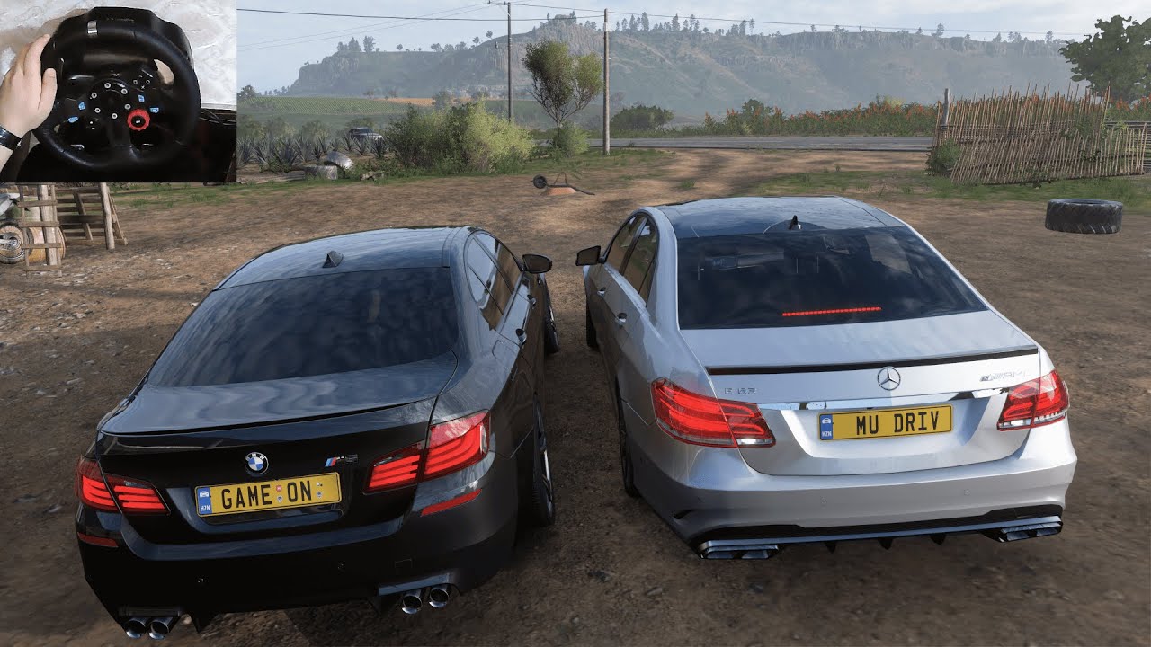 BMW M5 F90 vs MERCEDES E63 BRABUS 800 feat Dizeuul FORZA HORIZON 5 ...