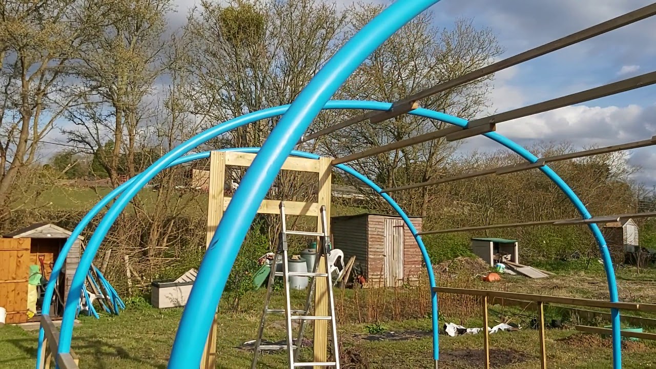 Polytunnel DIY 2 - YouTube