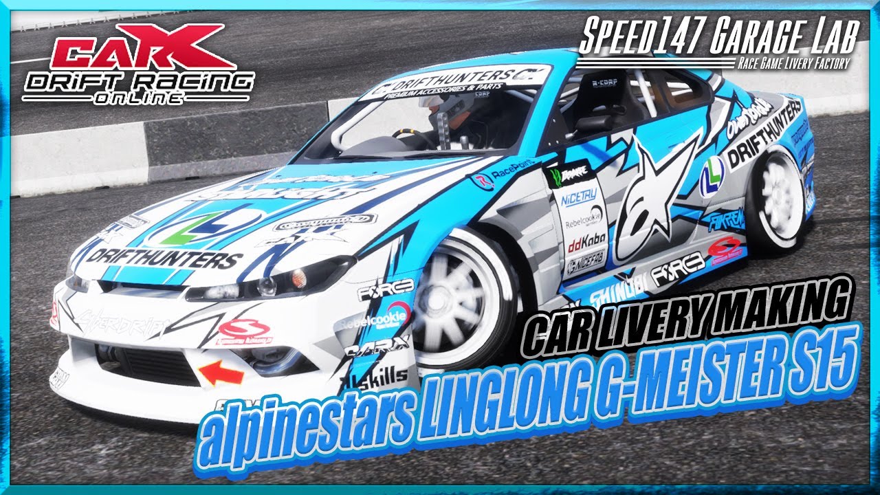 【CarX Drift Racing Online】CAR LIVERY MAKING vol.3〈alpinestars LINGLONG ...