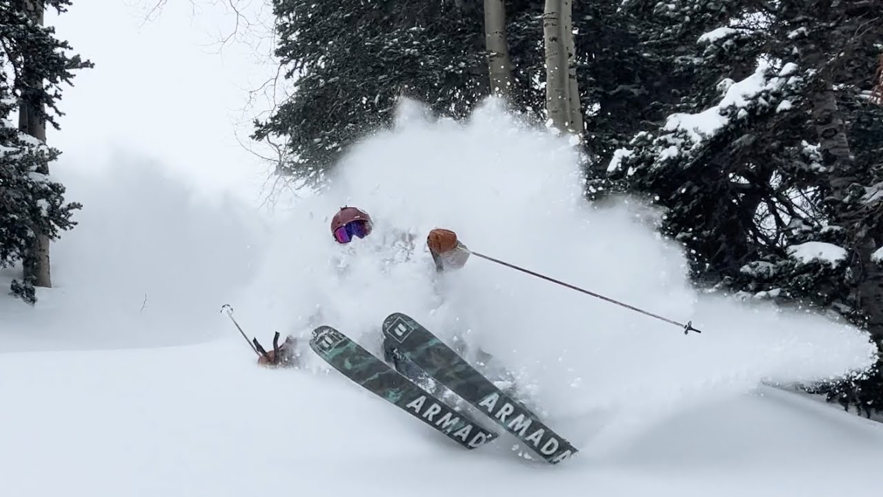 Utah Powder Day 2024 - YouTube