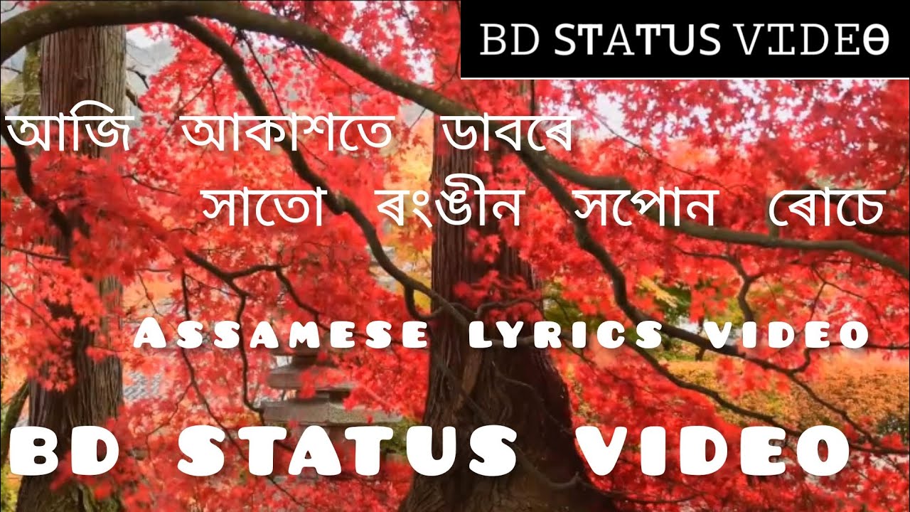 sannidhya Bhuyan x aarxslan -lotha kobita// Assamese lyrics video song ...