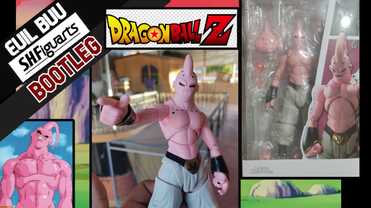 EVIL majin buu sh figuarts(SHF) bootleg - YouTube