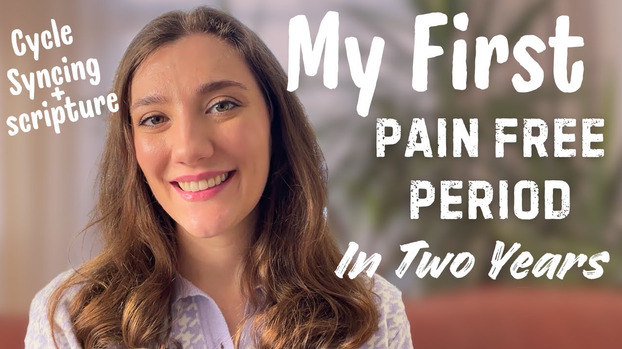 I just had my first *pain free* period in two years | cycle syncing ...