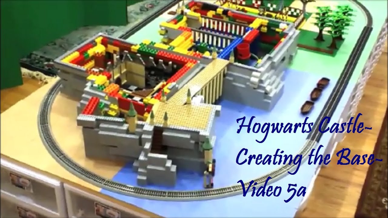 LEGO Hogwarts Castle - Creating the Base - Video 5a - YouTube