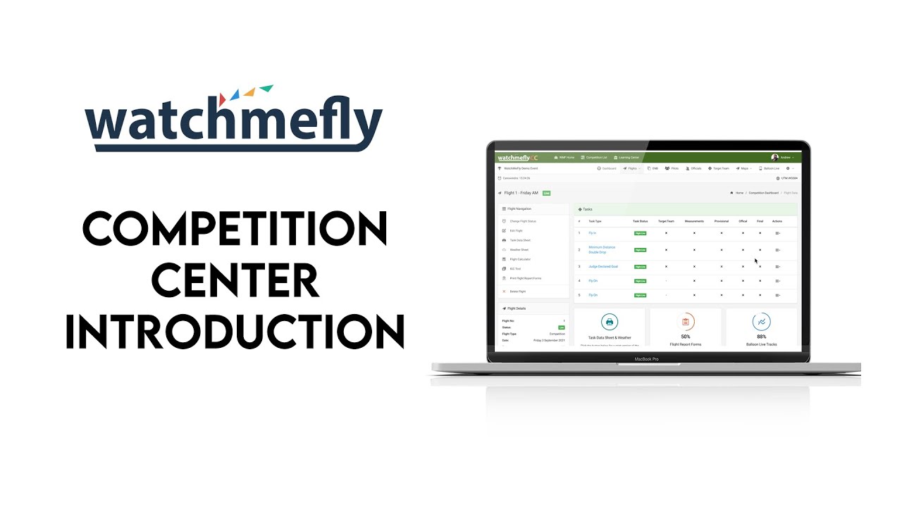 WatchMeFly - Competition Center Introduction (August 2022) - YouTube