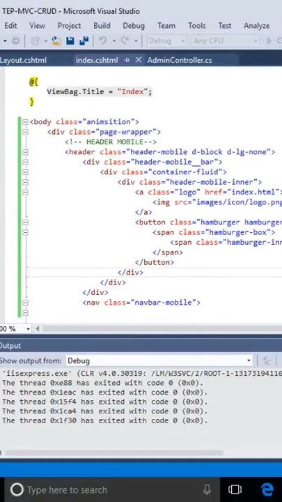 59 Asp Net Mvc Integrate Admin Themes With Asp Netmvc Part 2 Youtube