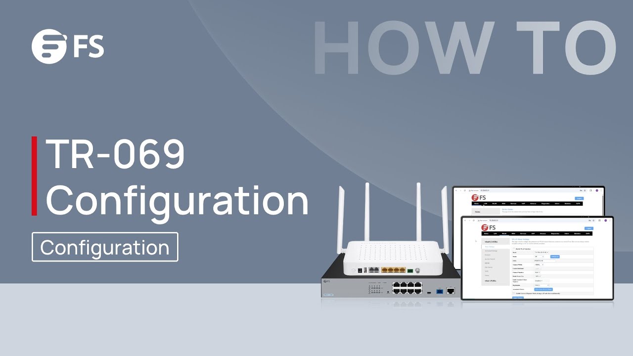 Configure TR-069 for Remote ONU Web Management | FS - YouTube