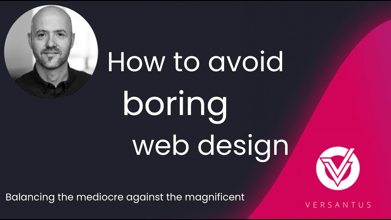 How to prevent boring web design: balancing the mediocre against the ...