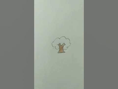 how to draw tree || part-1 || Childrens Art - YouTube