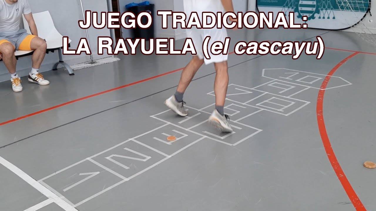 Juego tradicional: la RAYUELA (el "cascayu") - YouTube