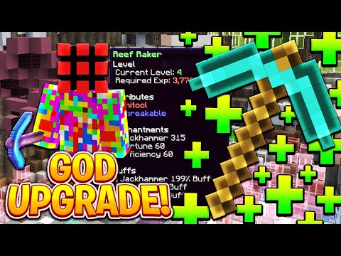 UPGRADING THE GOD PICKAXE! Minecraft Prison break - YouTube