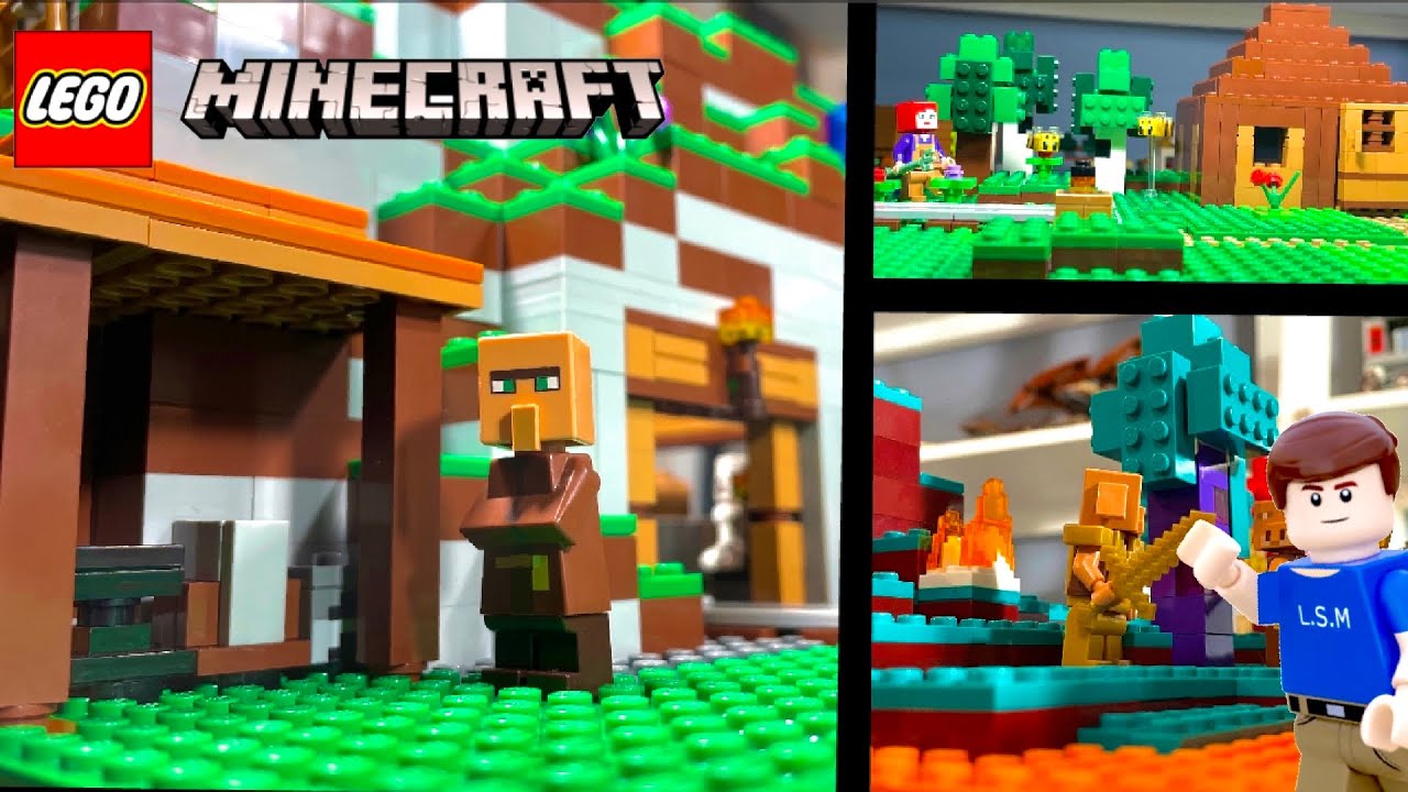 Can you build a Lego Minecraft world using only 2021 Lego Minecraft ...