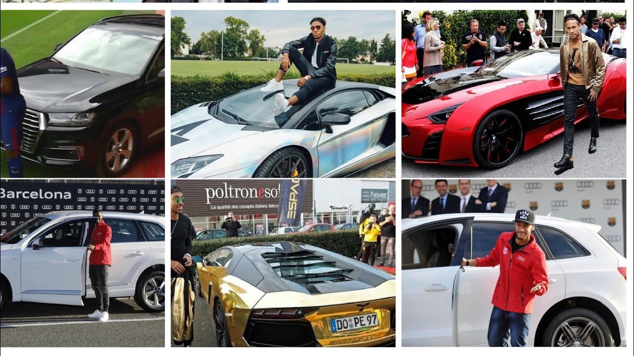 45 footballers with luxury cars more expensive than a house - YouTube