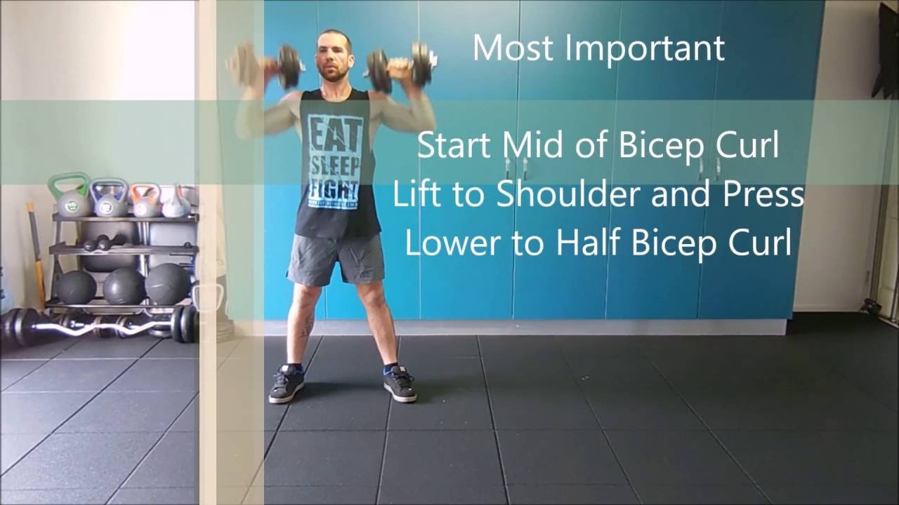 Dumbbell Deep Swimmers Press Shoulder Upper Arm - YouTube