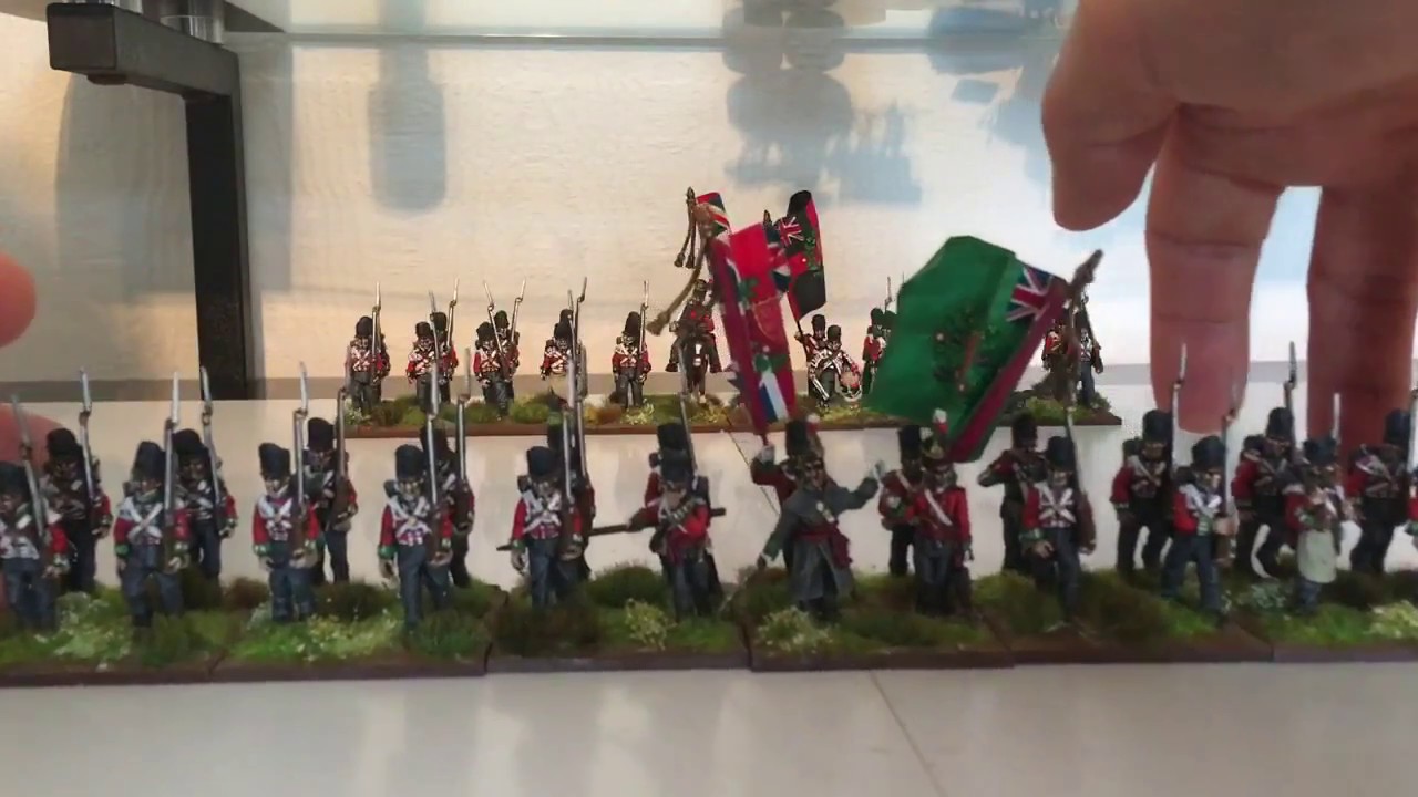 British Napoleonics 3 regiments done - YouTube