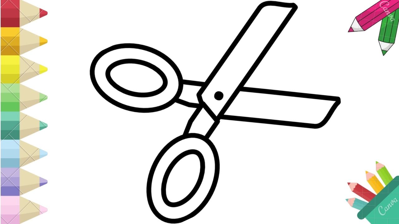 draw a picture of scissors | gumuhit ng larawan ng gunting | қайшының ...