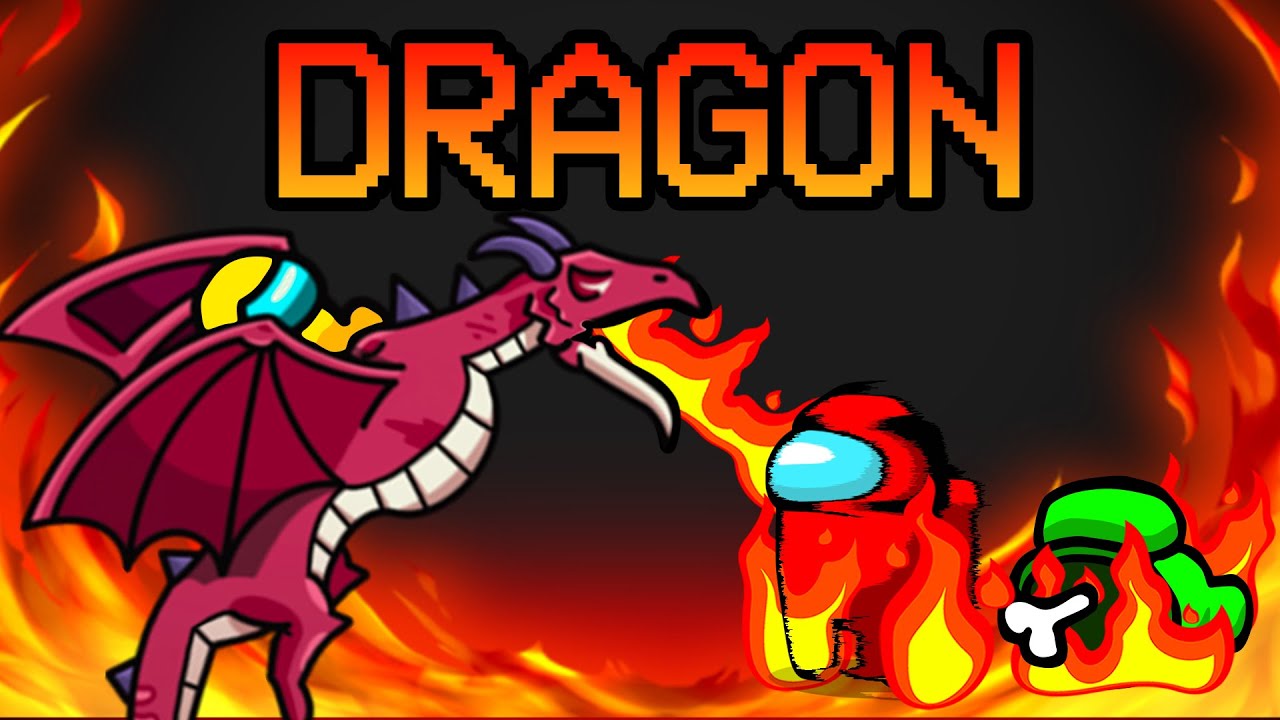 NEW DRAGON ROLE In Among Us! - YouTube