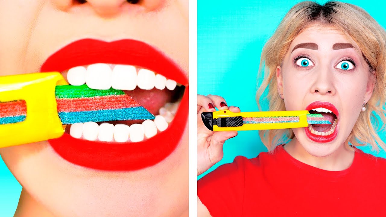 HOW TO SNEAK CANDY IN CLASS | DIY Edible School Supplies & School ...