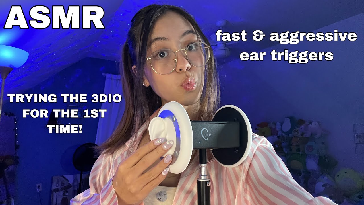 Asmr Fast And Aggressive Ear Triggers Trying The 3dio For The First