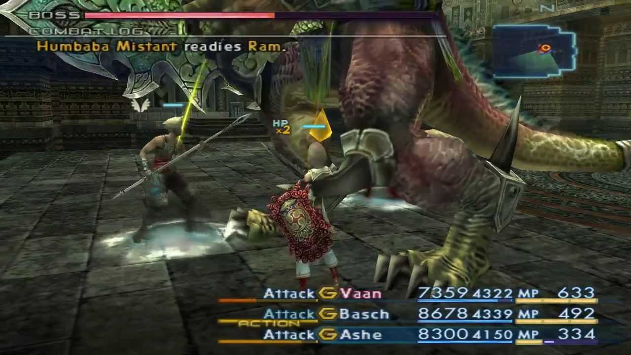 Final Fantasy XII - Серия 126 [Босс Humbaba Mistant] - YouTube