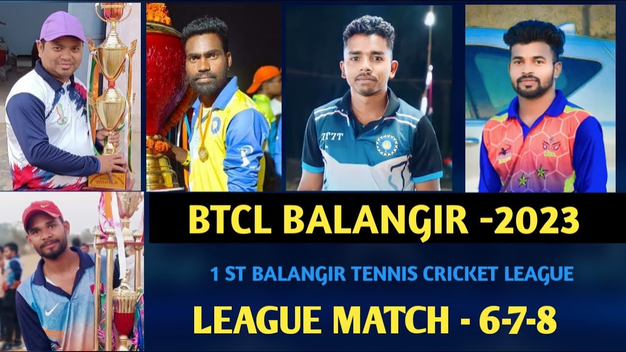 BTCL BALANGIR TENNIS CRICKET LEAGUE MATCH -6-7-8 MATCH - YouTube