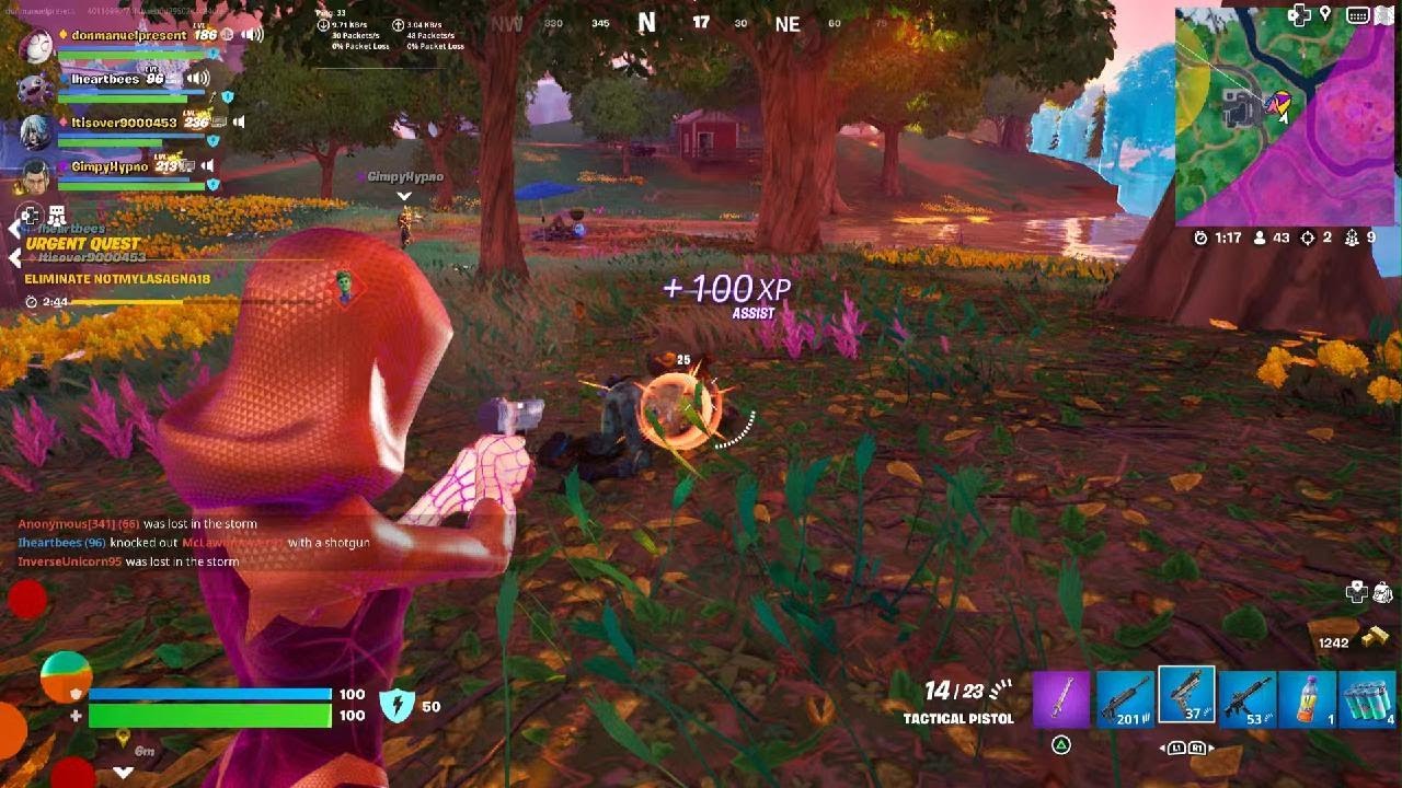 Fortnite_fall damage win - YouTube