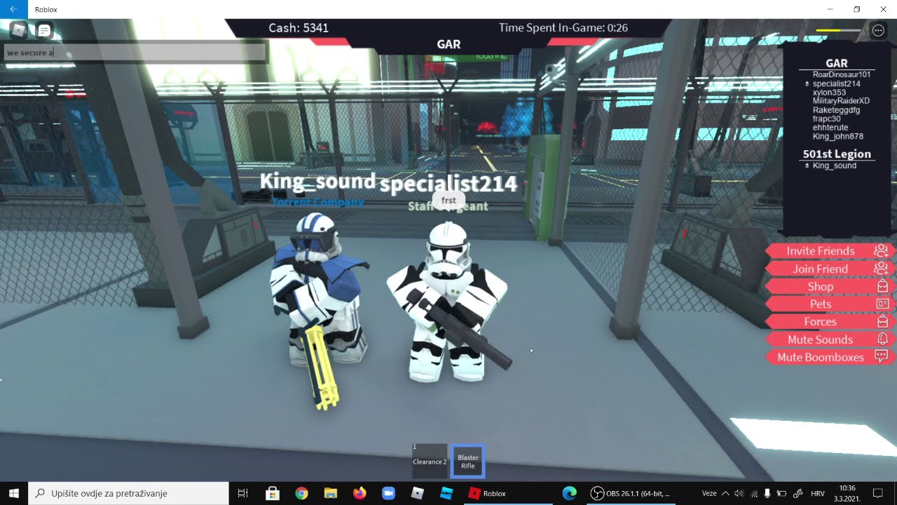 a day of life 501st legion (STAR wars coruscant roblox) - YouTube