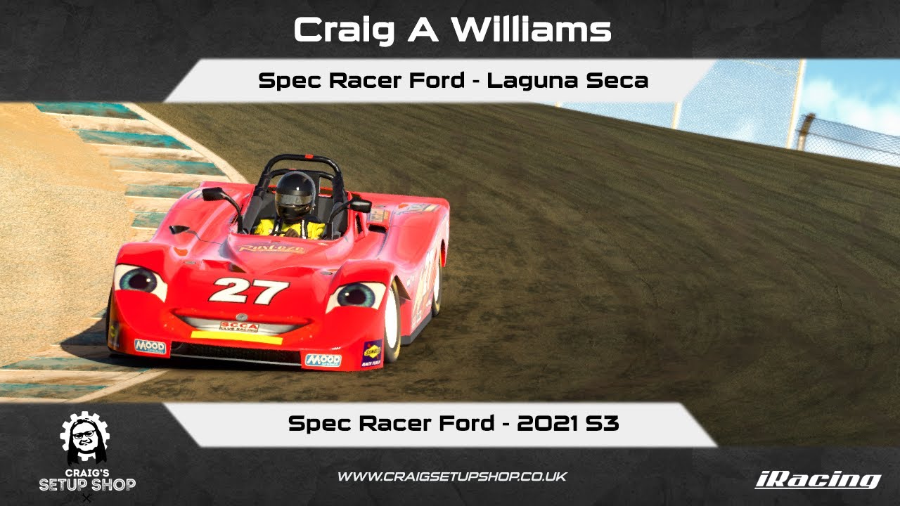 iRacing - 21S3 - Spec Racer Ford - Spec Racer Ford - Laguna Seca - CAW ...