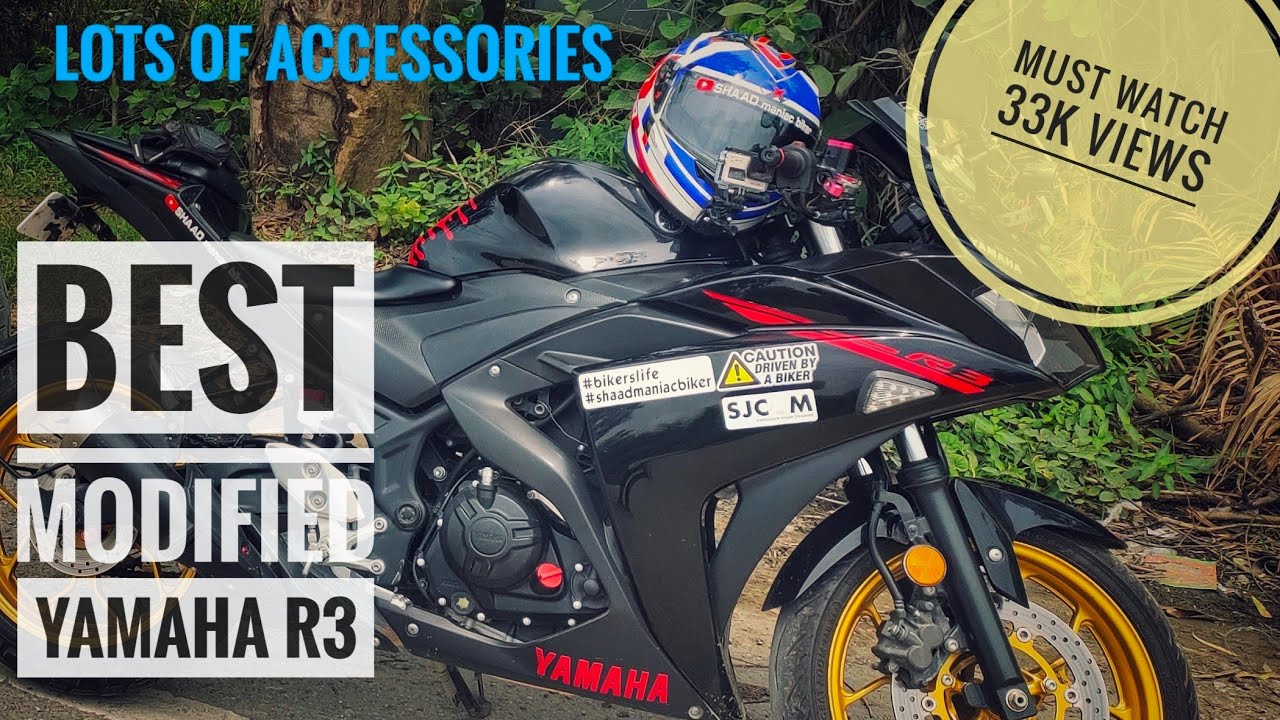 Modified Yamaha R3 |India| best modifications - YouTube