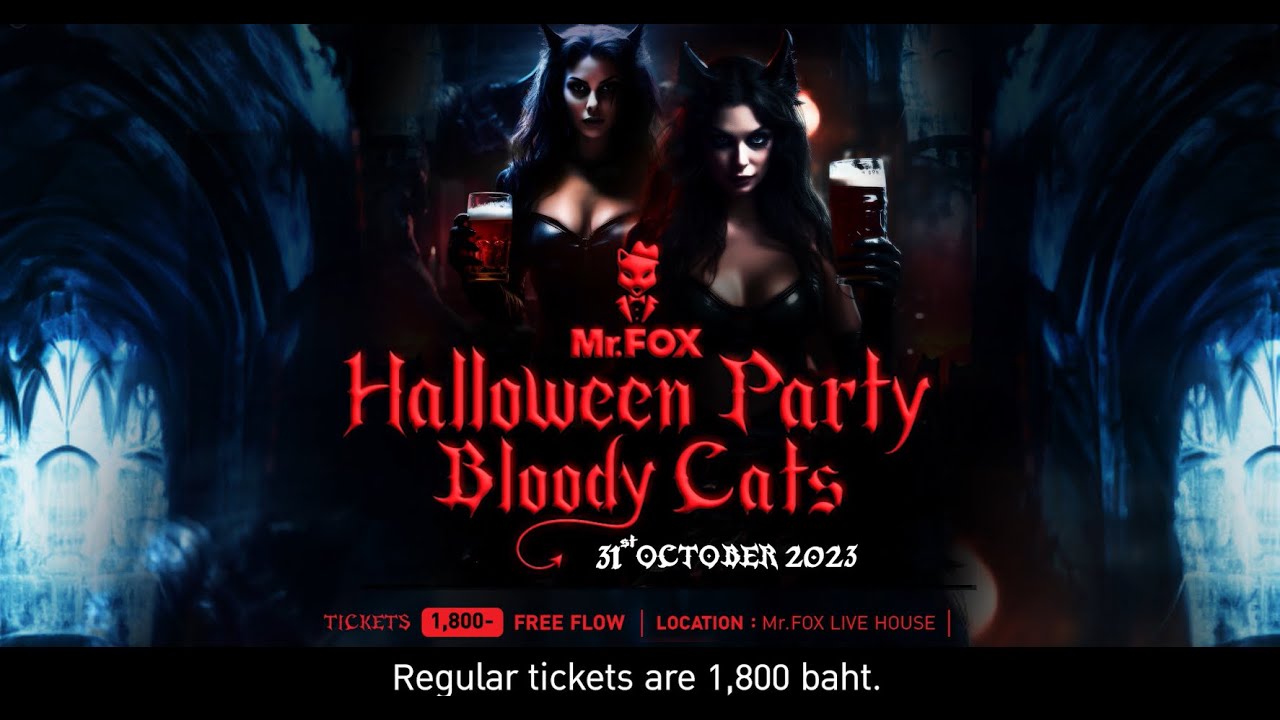 Mr.FOX Halloween Party 2023 | Mr.FOX Live House - YouTube