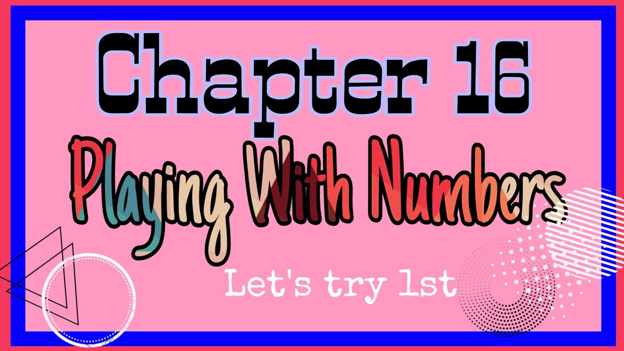 Playing with numbers /Chapter 16 /Mylestone book/Cyclic order of a ...