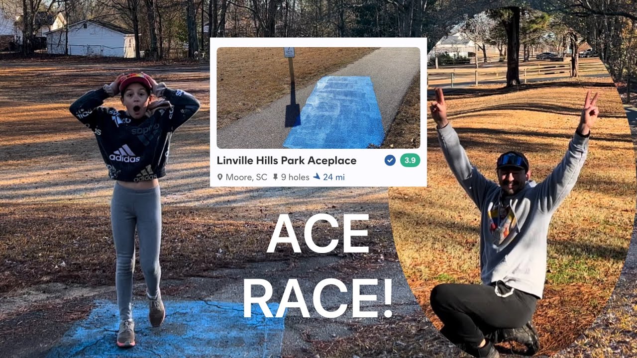 Ace Race at Linville Hills Park (Ft. Val & Eva Lutsenko) - YouTube