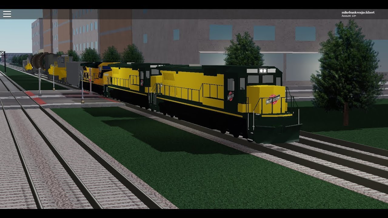 ROBLOX: rails unlimted LONG cnw train - YouTube