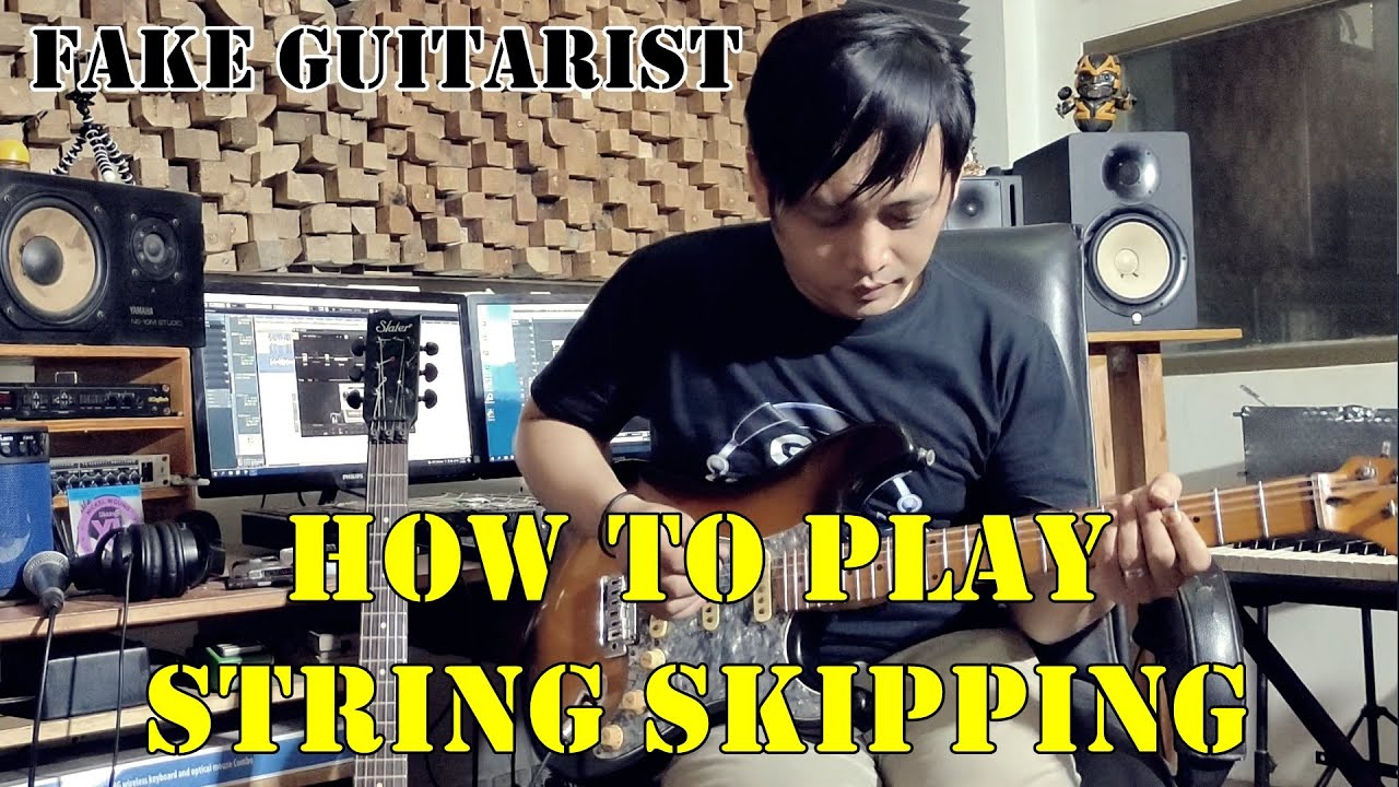 HOW TO PLAY STRING SKIPPING ARPEGGIO (GUITAR LESSON) - YouTube