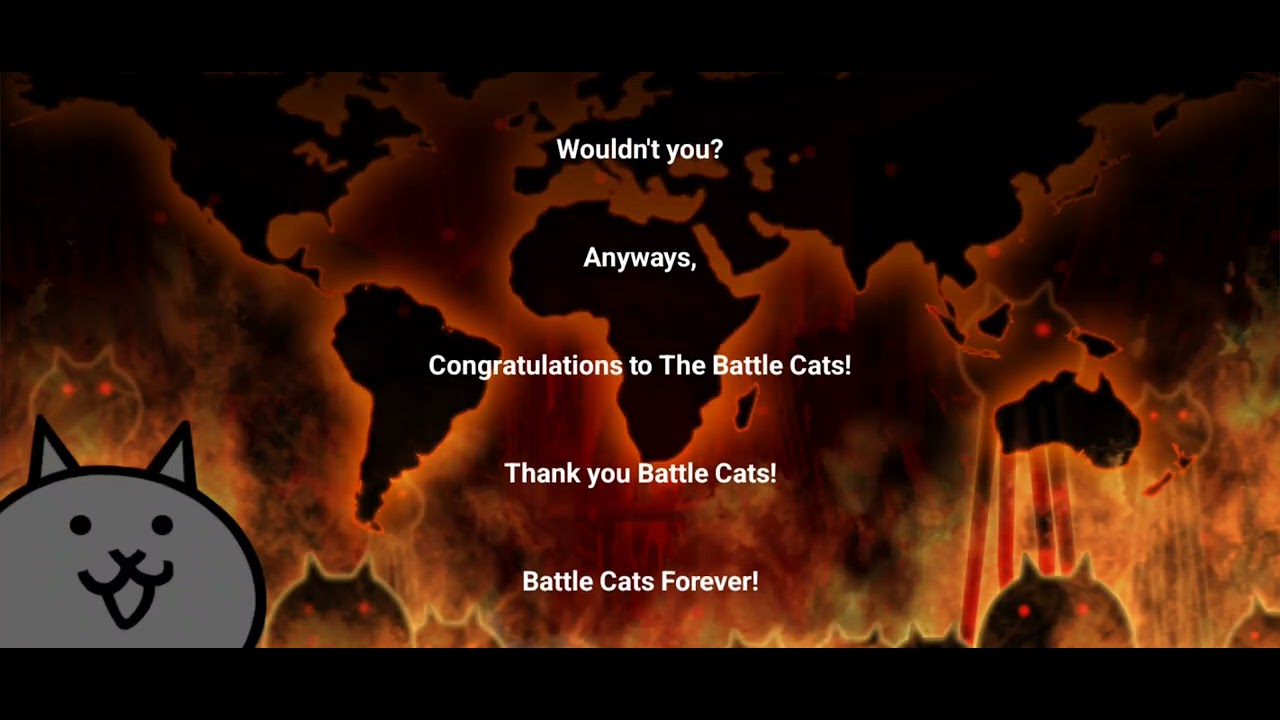 the battle cats the end of chapter 1 - YouTube