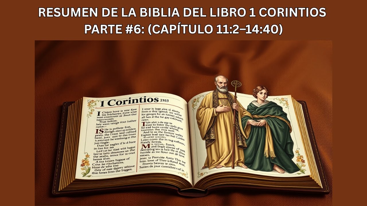 Resumen de la Biblia del libro 1 Corintios parte #6: “Orden y conducta ...