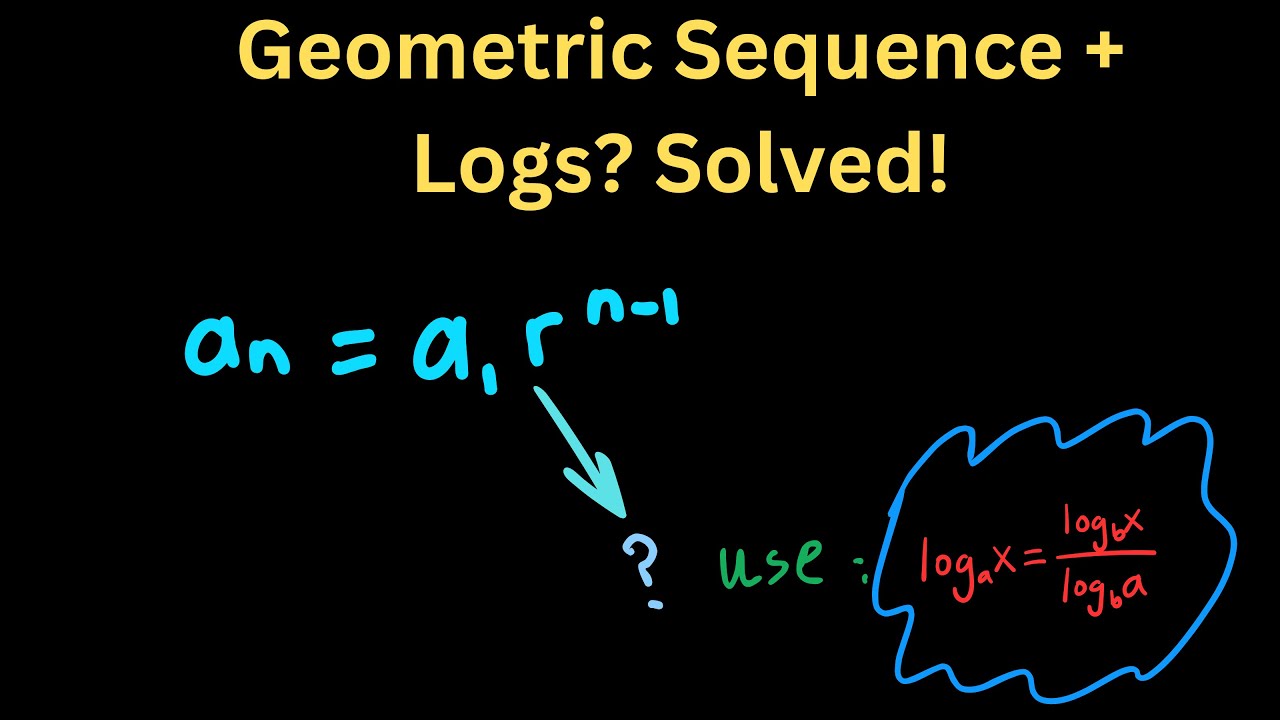 Solving Geometric Sequences with Logs | Using Log Laws & Exp Rules ...