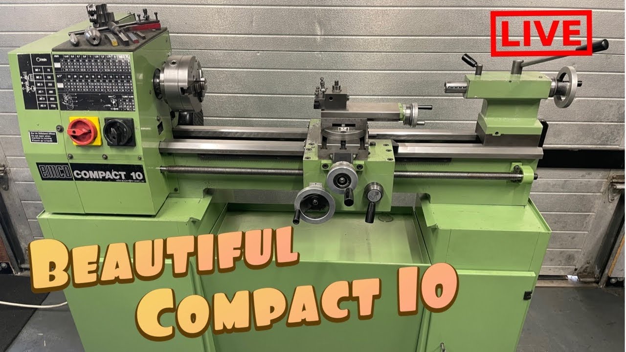 Emco Compact 10 Very Good Condition Lathe Svarv Drehmaschine - YouTube