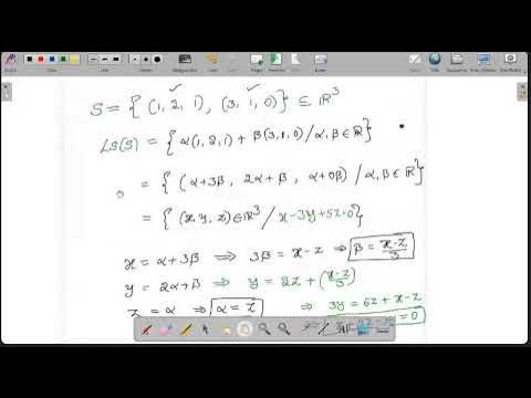 Problems on Linear Span of vectors - YouTube