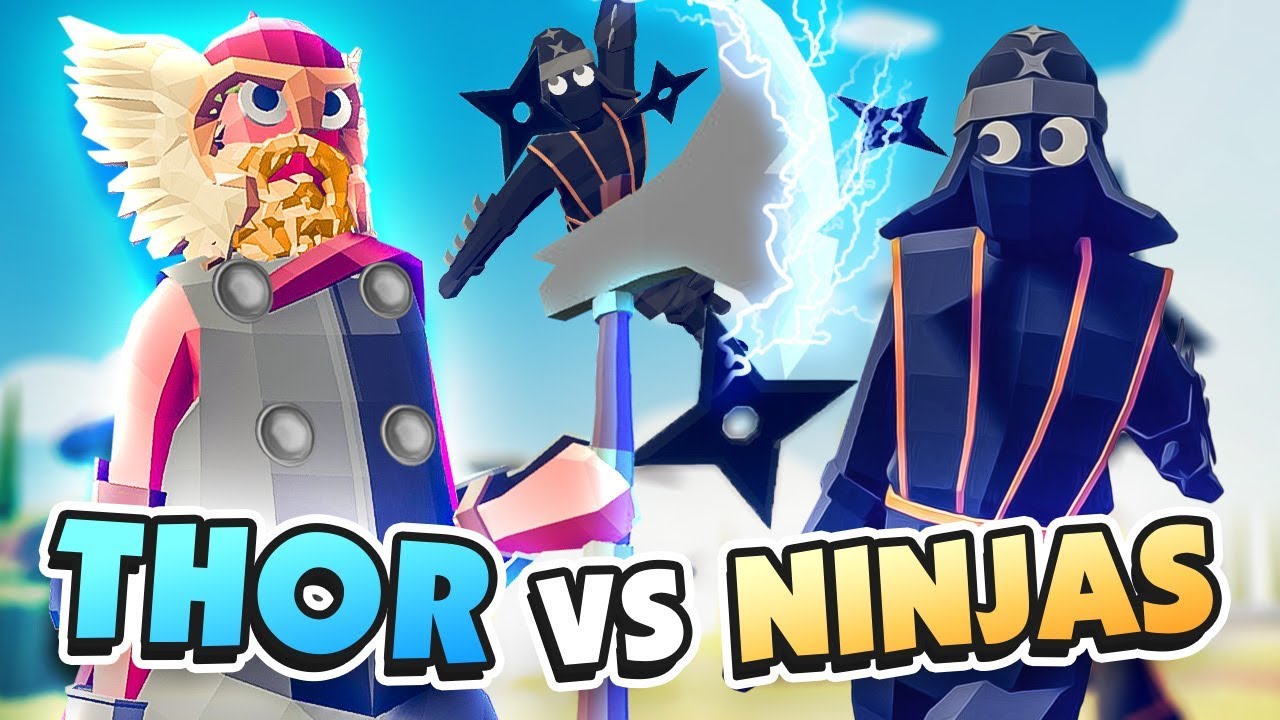 THOR UNIT vs NINJA SQUAD - TABS Early Access Release (Totally Accurate ...